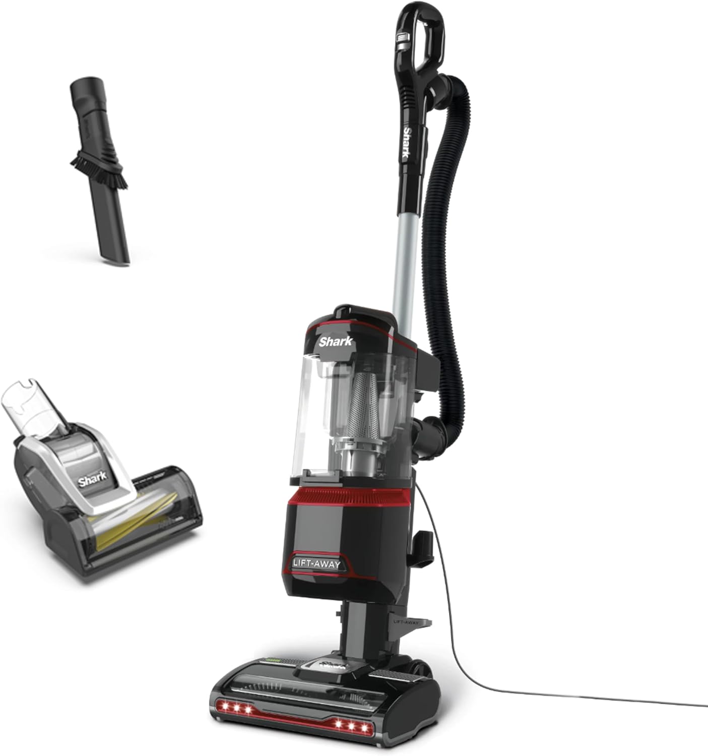 Shark Corded Upright Vacuum Cleaner 1.1L with Lift-Away Technology, Pe ...